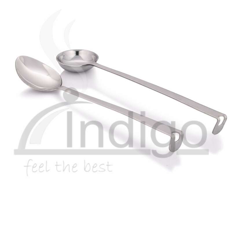 PROFESSIONAL BASTING SPOON / LADEL – Indigo Metalware LLP